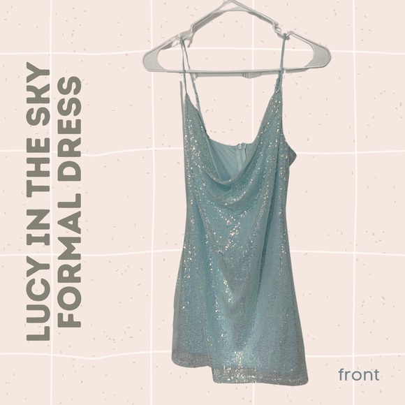 Lucy in the Sky | Dresses | Lucy In The Sky Mini Formal Dress Sky Blue ...